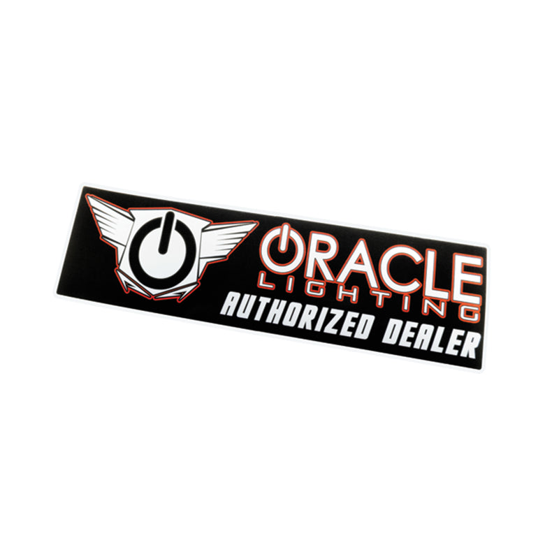 Oracle Authorized Dealer Bumper Sticker - Black/Orange – Signature ...